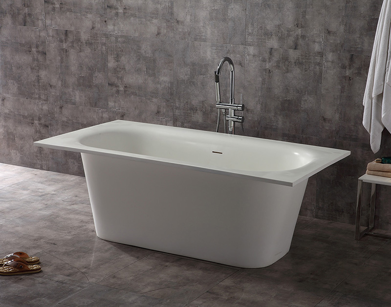 Artificial Stone Bathtub,70''Stone Resin Bathtub,304 Steel Frame