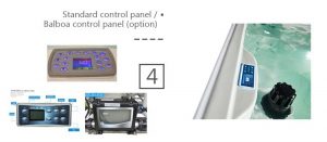 Above Ground Endless Pool,Jacuzzi Luxury Swim Spa Hot Tub Combo