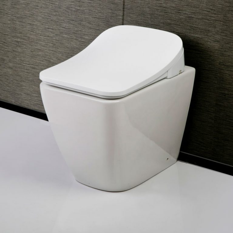 Smart Commode Toilet Advanced Bidet Seat Self-Sanitizing Wc