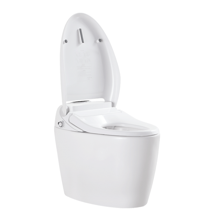 Smart Commode Hands-Free Smart Bidet Foot-sensor Flushing Toliet