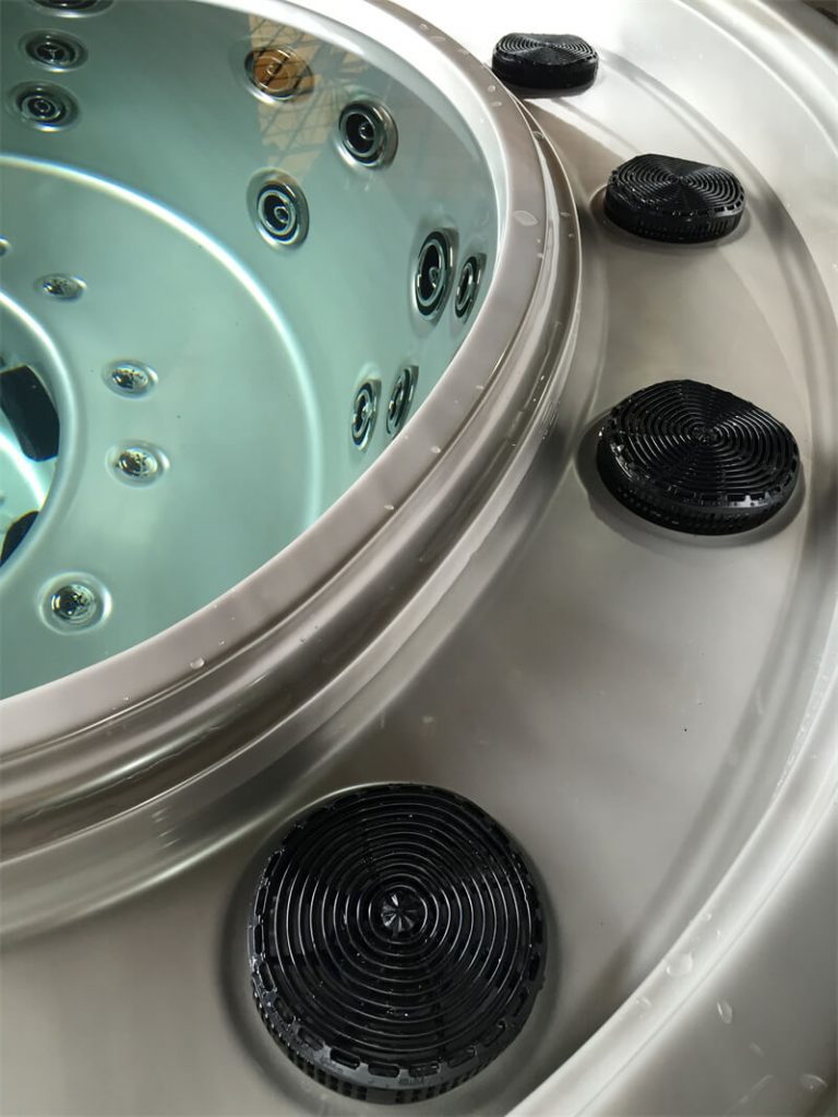 Round Outdoor Bathtub, Backyard Hot Tub, Jacuzzi Whirlpool Bath