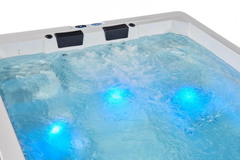 Pool Hot Tub Combo Above Ground, Large Endless Swimming Pool